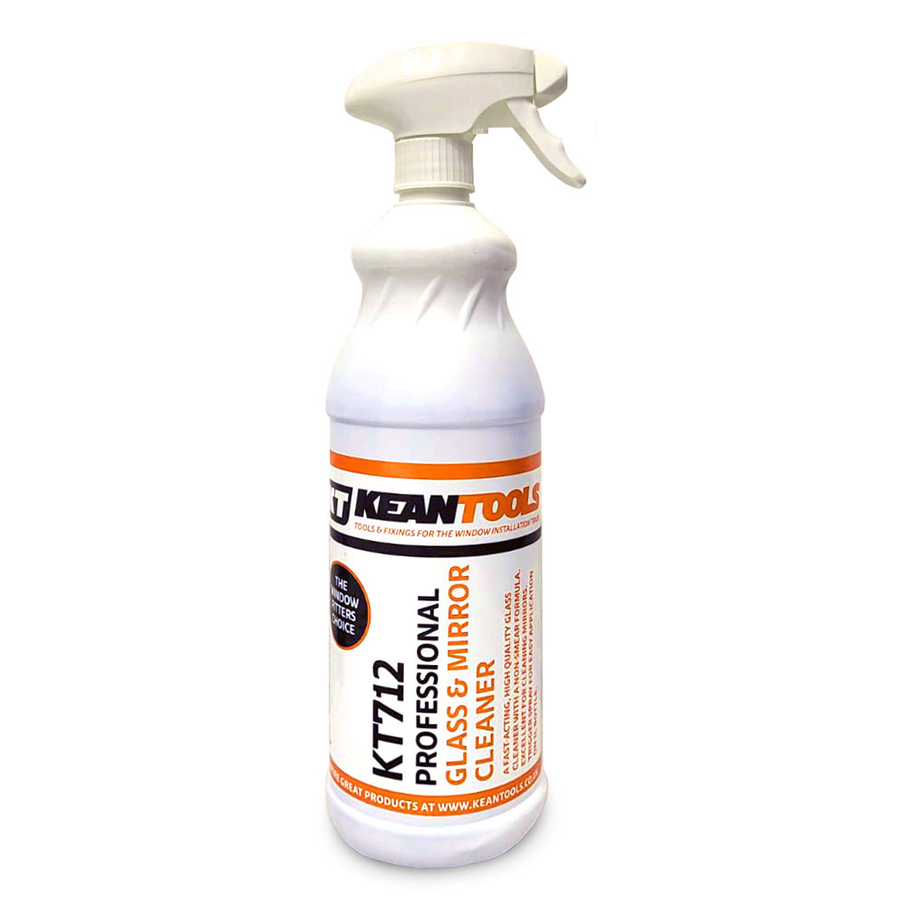 KT712 Professional Glass & Mirror Cleaner 1 Litre Trigger Spray - KEAN